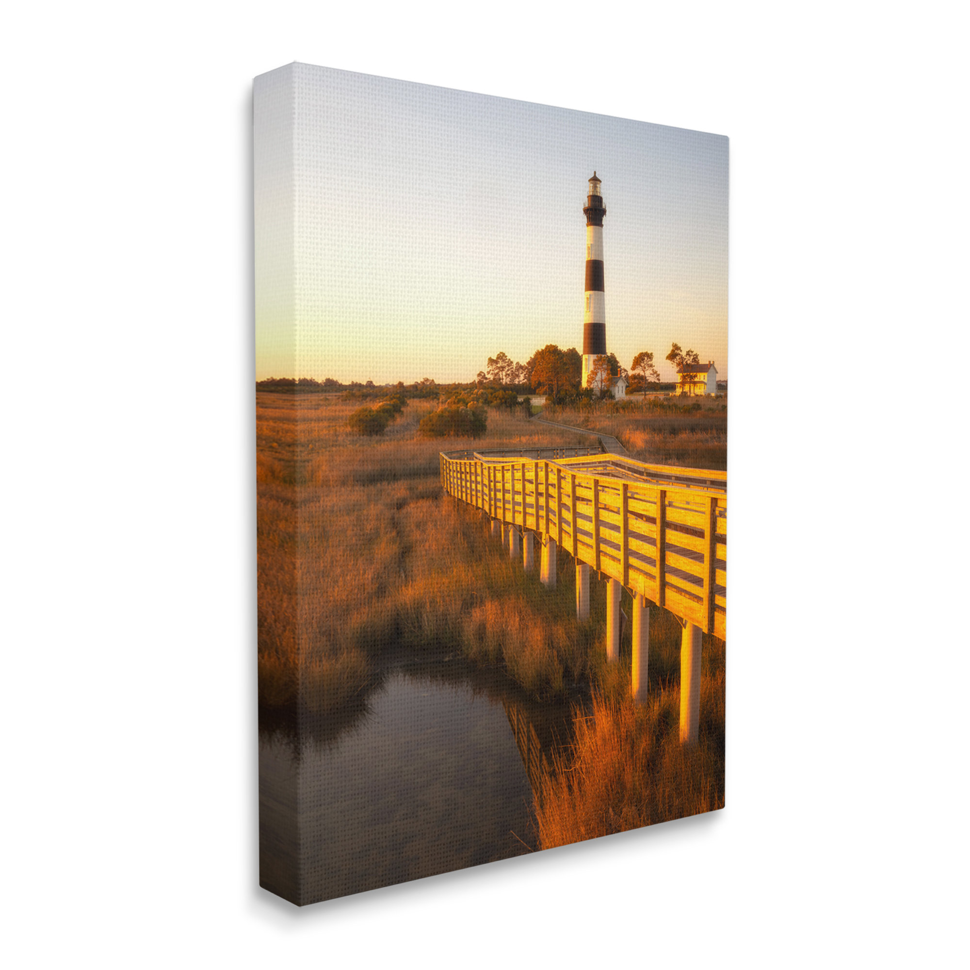 Breakwater Bay Bridge to Lighthouse Canvas Wall Art by Danny Head ...