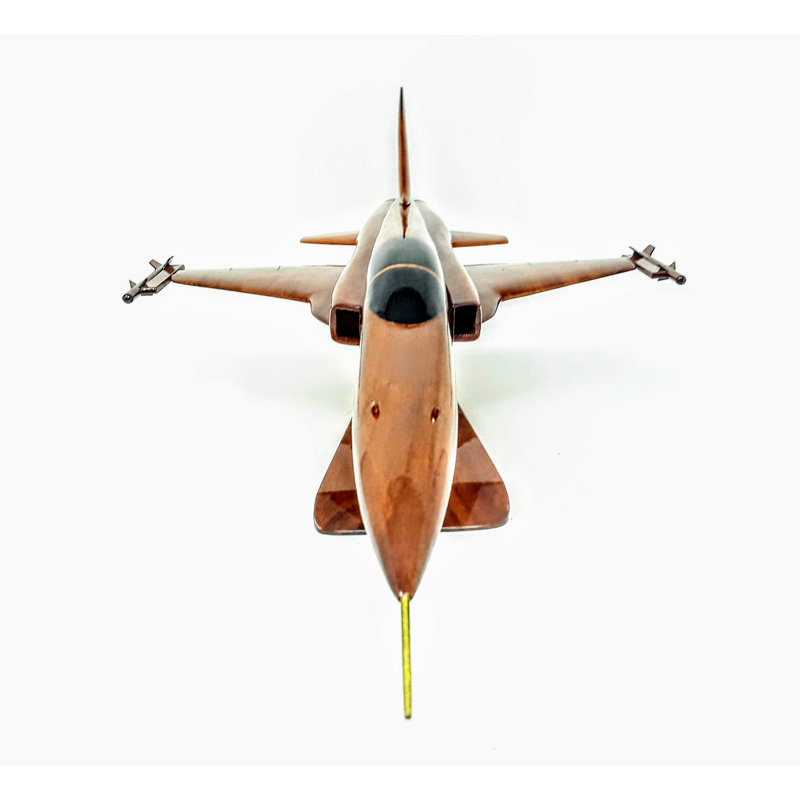 Winston Porter Whitewell Wooden F5 Freedom Fighter Jet Model | Wayfair
