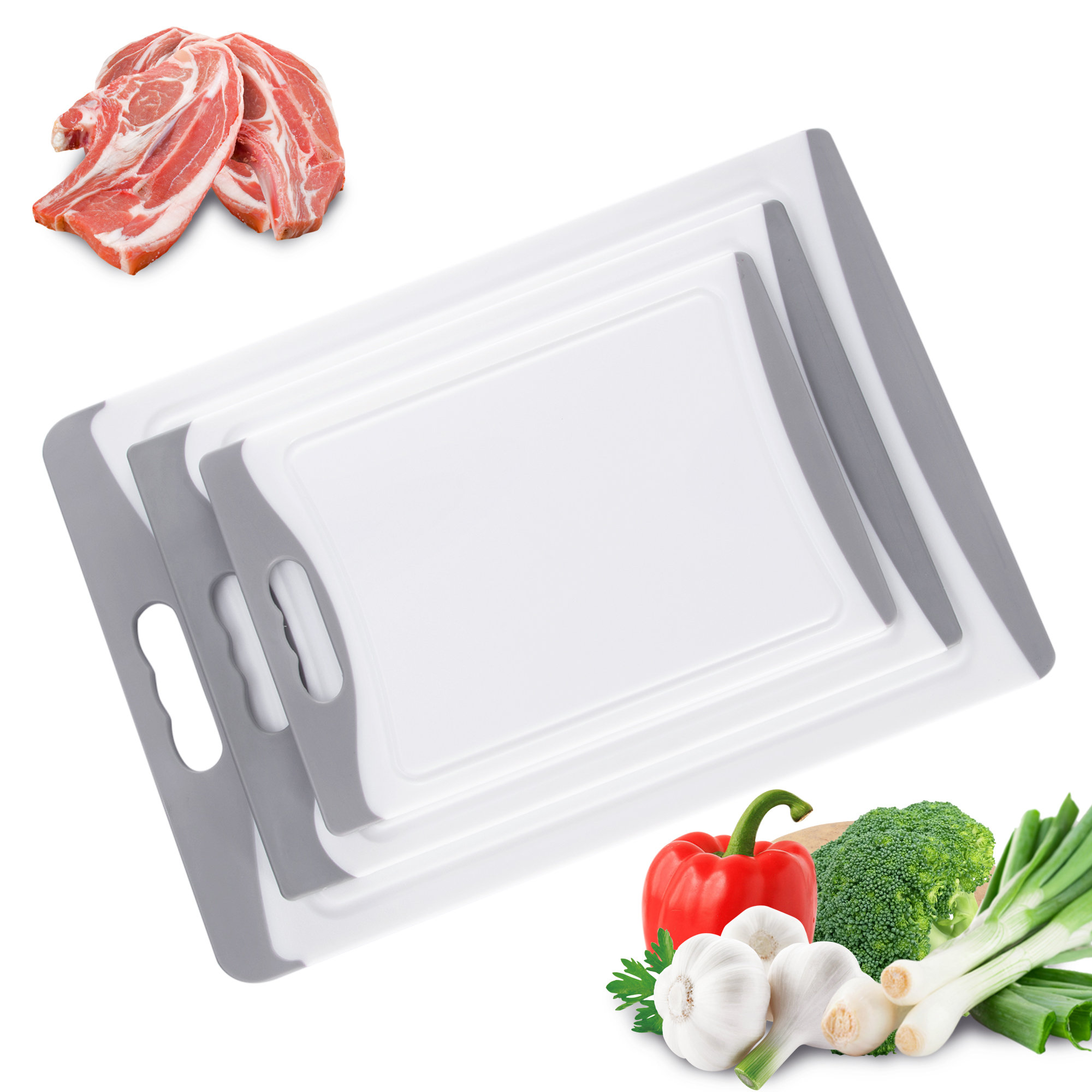 Fashionwu 3 Pieces Chopping Boards Set & Reviews | Wayfair