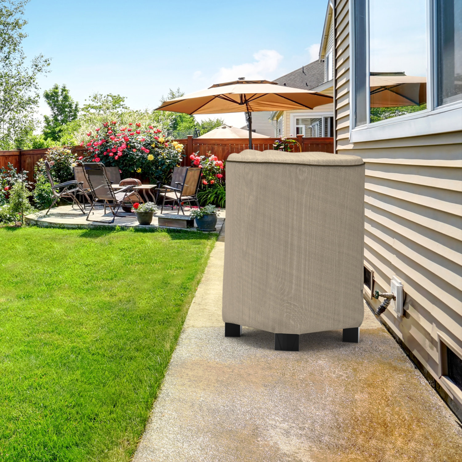 Arlmont & Co. Tanner Outdoor Air Conditioner Cover - Wayfair Canada