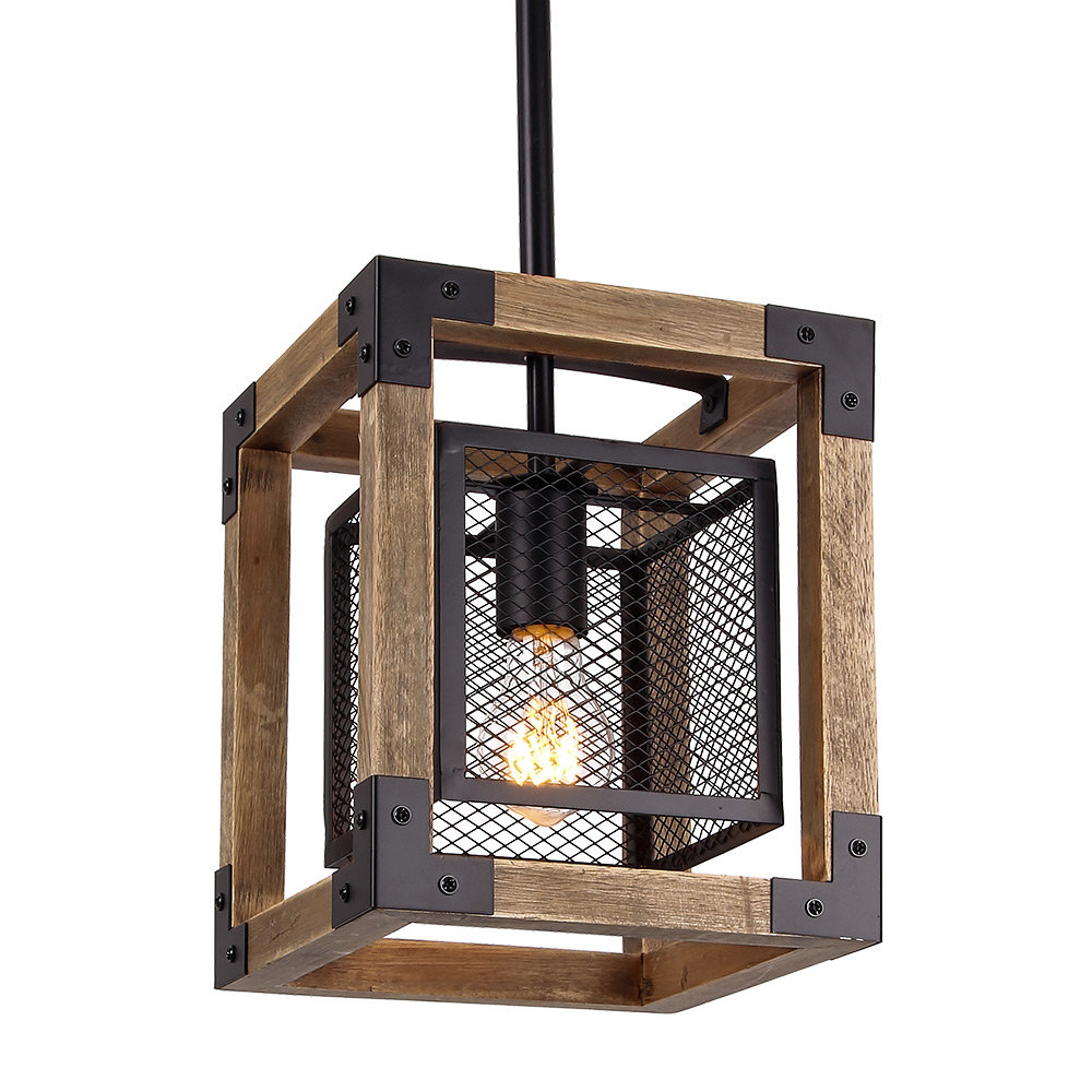 Williston Forge Tala 1 - Light Single Square Pendant Dining Room ...