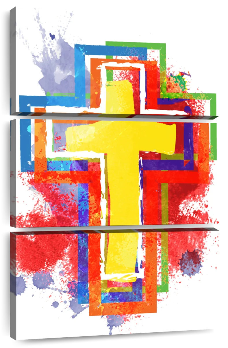 Trinx Multicolor Cross | Wayfair