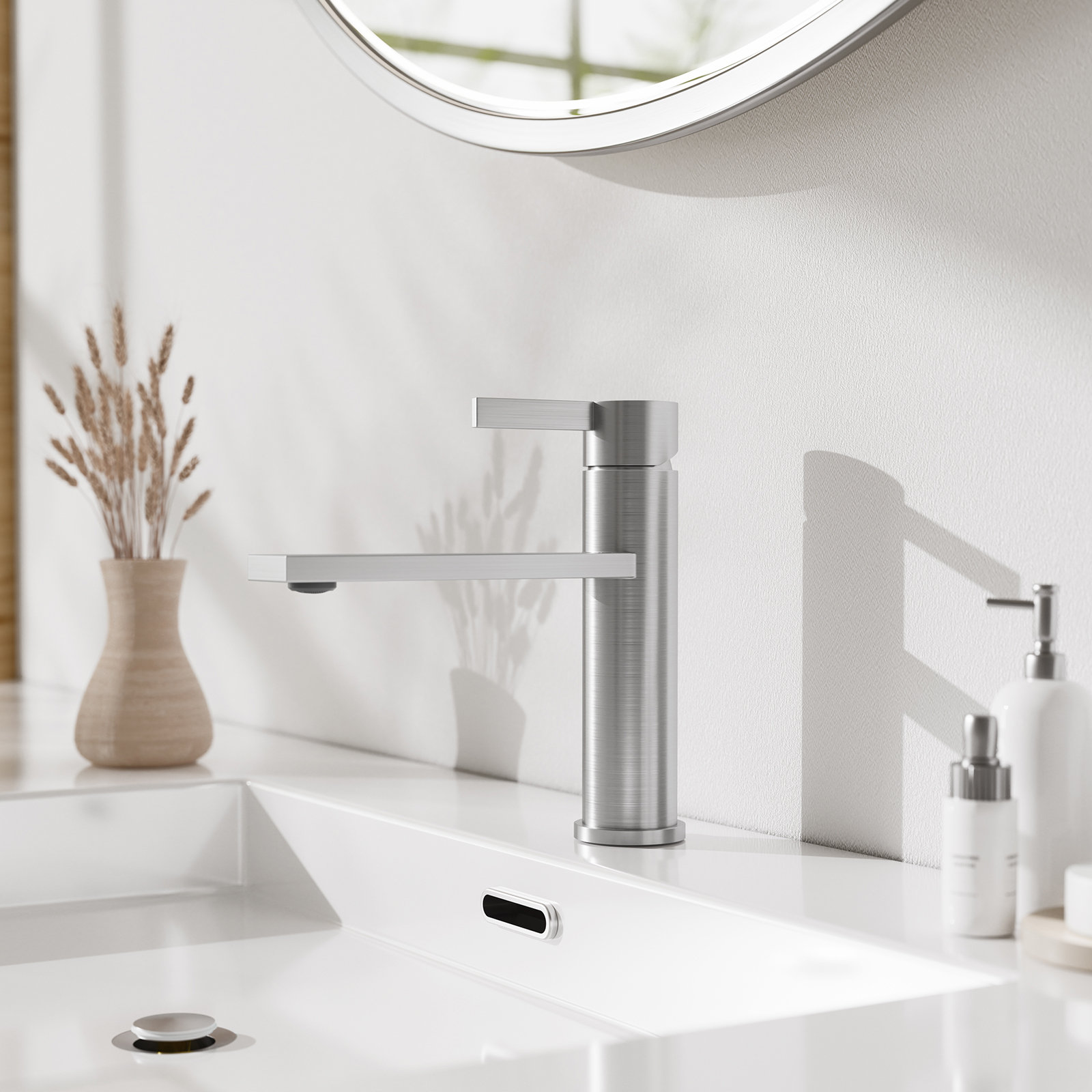 KADILAC NO Single-Hole Single-handle Bathroom Faucet with Drain ...