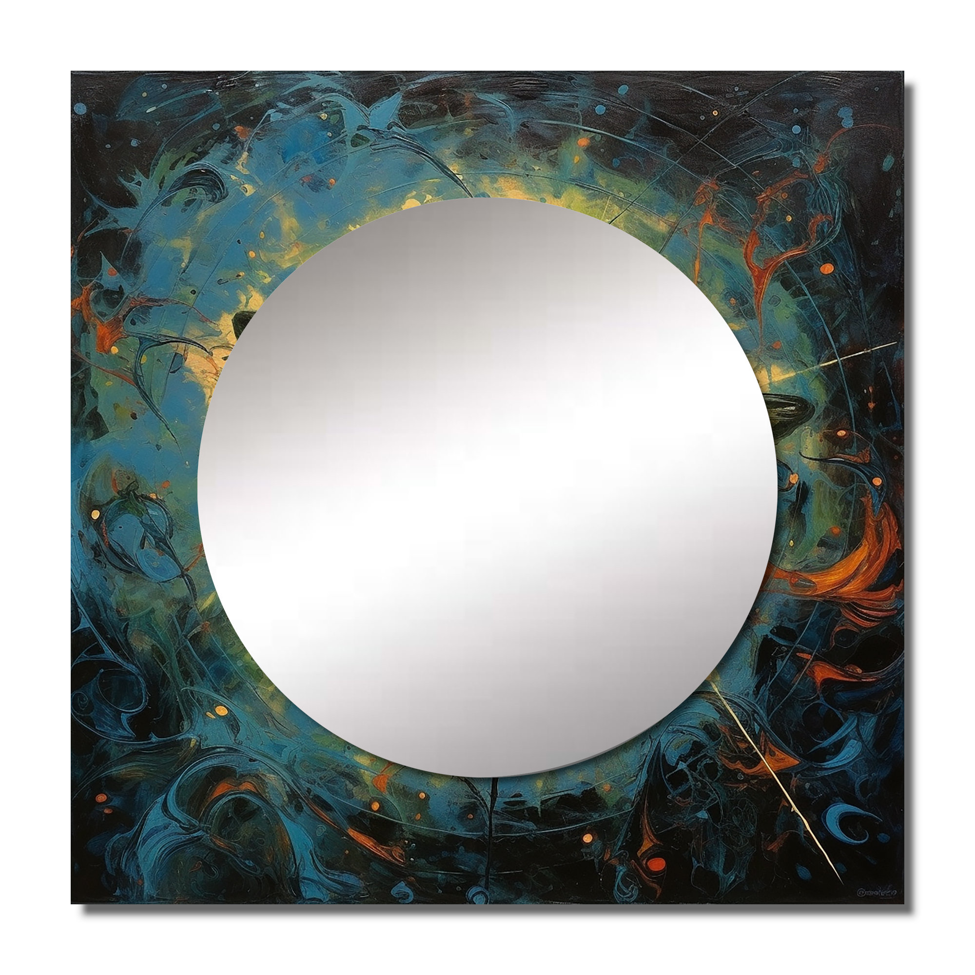 East Urban Home Dawnielle - Animals Dragonfly Large Square Mirror For ...