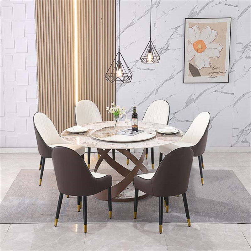 Orren Ellis 7-Piece Dining Table Set | Wayfair
