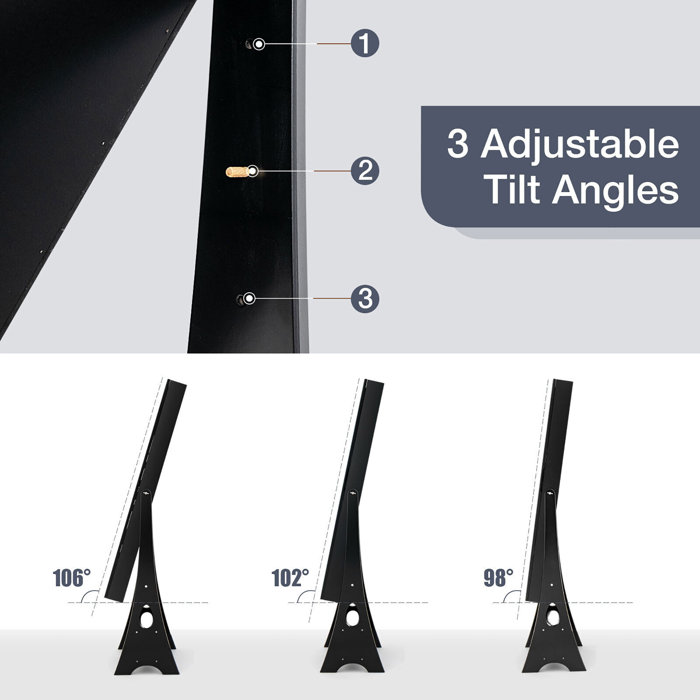 Winston Porter Keavin 16'' Wide Freestanding Jewelry Armoire | Wayfair