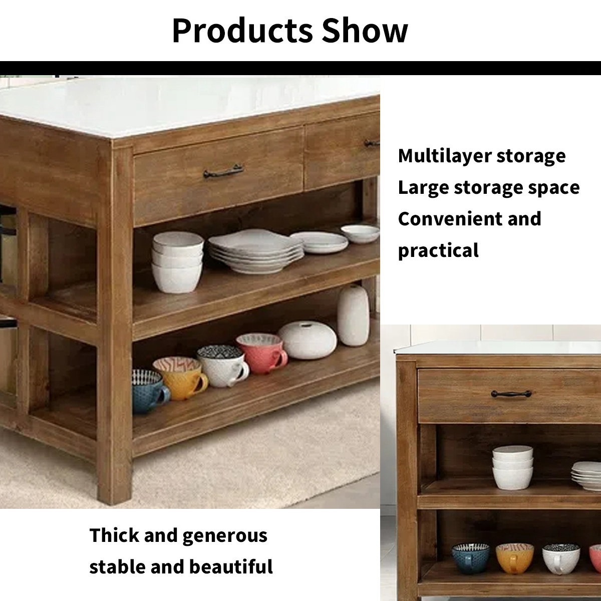 Artistic Soul XKX Premium Furniture American style simple kitchen ...