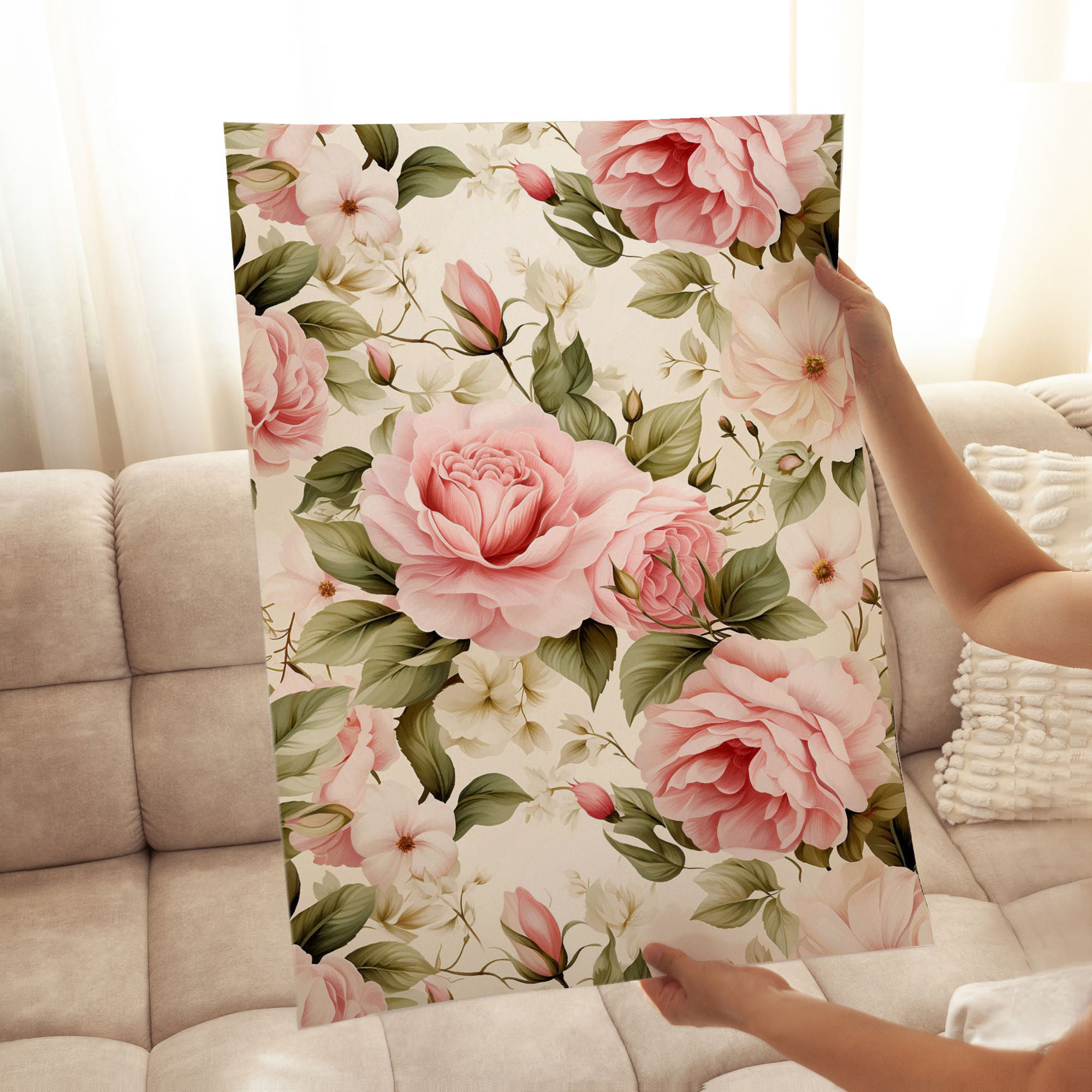 Winston Porter Floral Shabby Chic Flower Pattern XI Shabby Chic ...
