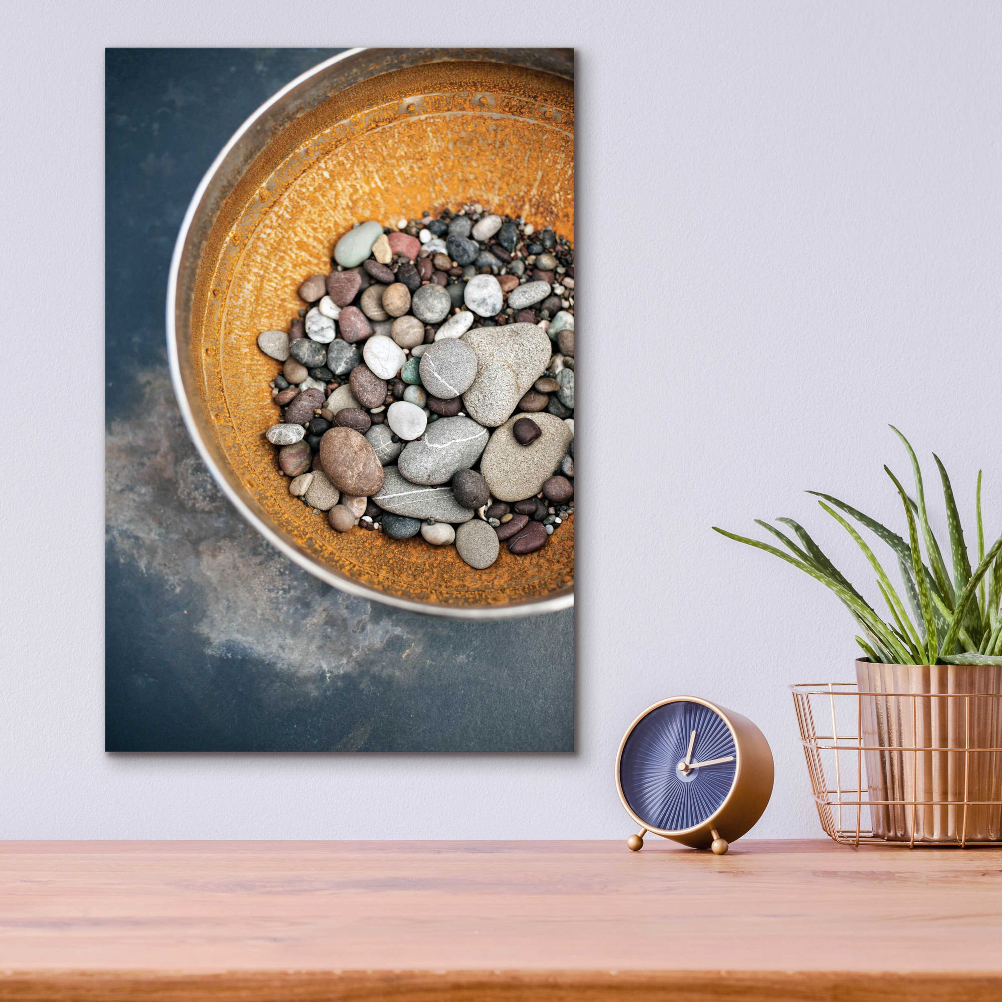 Highland Dunes 'Elemental' By Elena Ray, Acrylic Glass Wall Art, 24"X36 ...