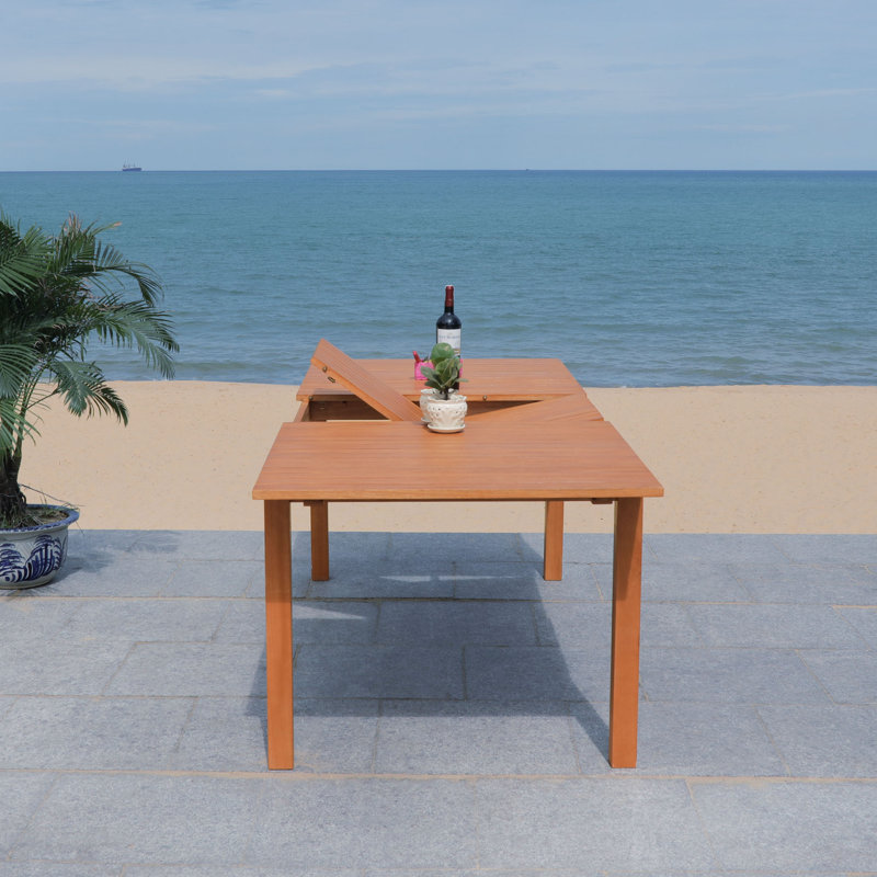 Highland Dunes Upper Stanton Wooden Dining Table | Wayfair