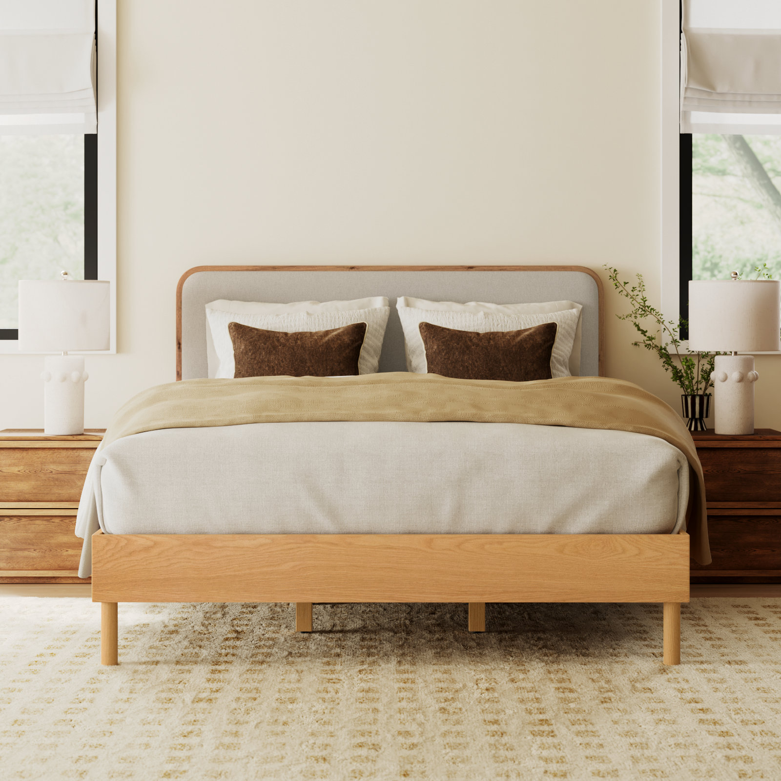 Red Barrel Studio® Fairview Wood Frame Bed | Wayfair