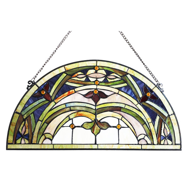 August Grove® Henninger Geometric Window Panel & Reviews | Wayfair