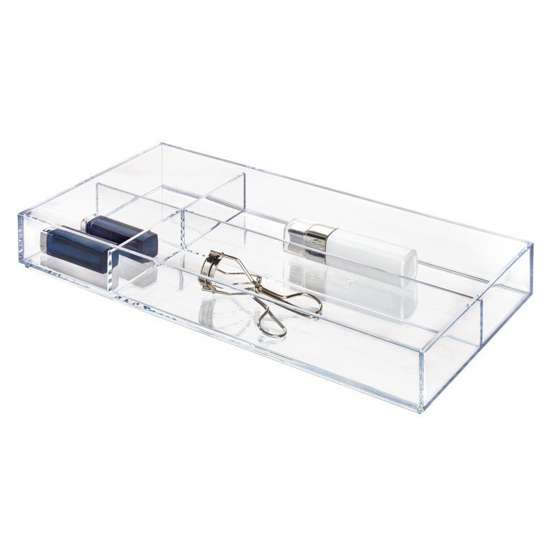 iDesign Clarity 4 Compartment Organizer | Wayfair