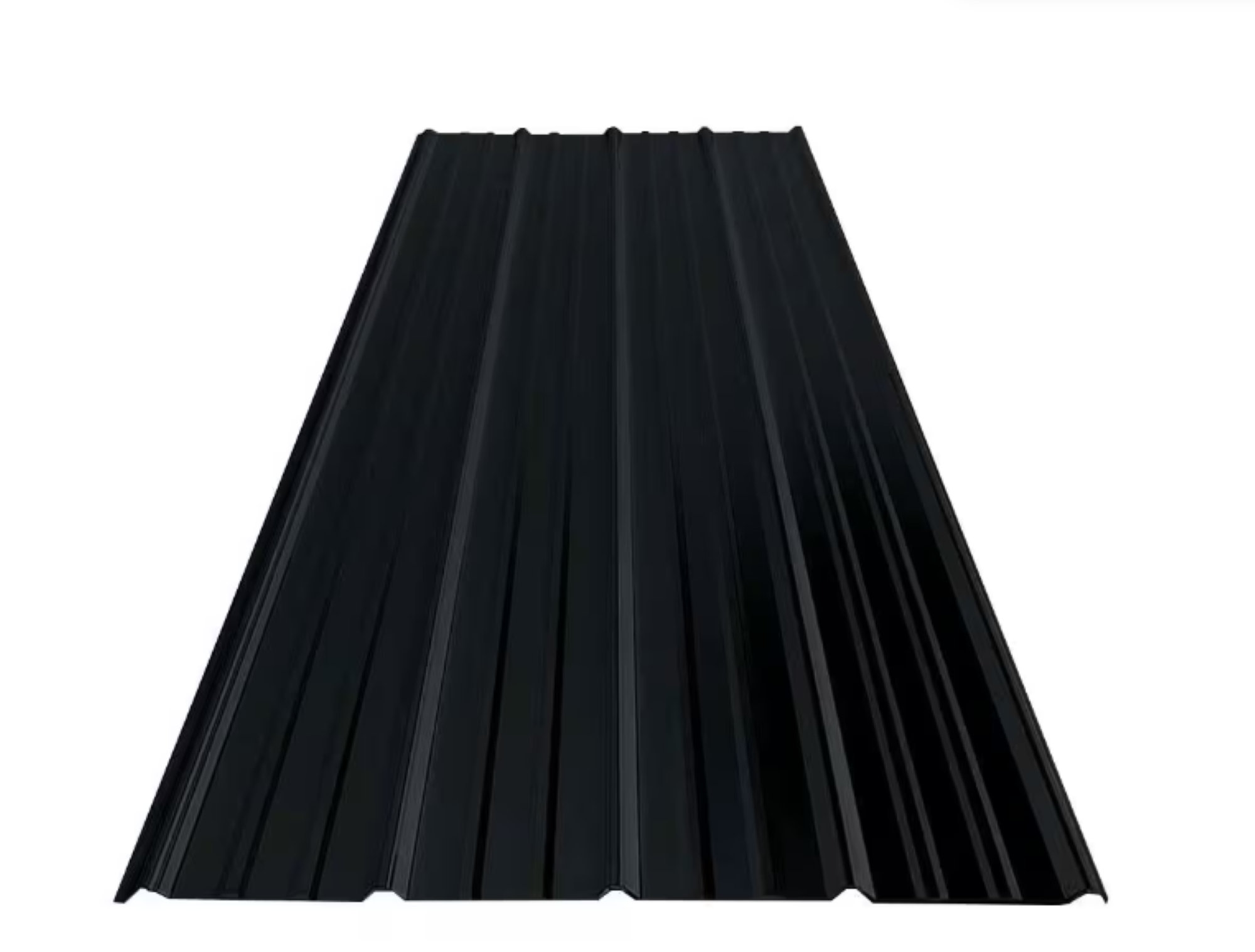 e-Joy 96" Galvalume Steel 29-Gauge Roof/Siding Panel in Black | Wayfair