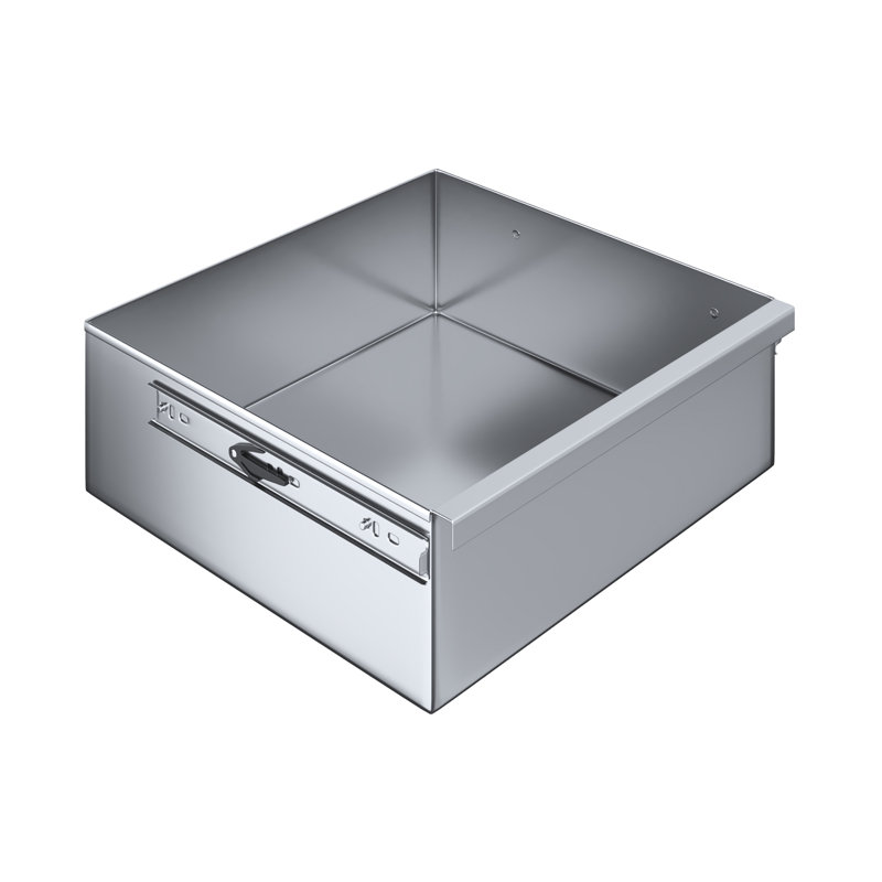 Amgood 15 in. x 14 in. x 5 in. Stainless Steel Table Drawer | Wayfair