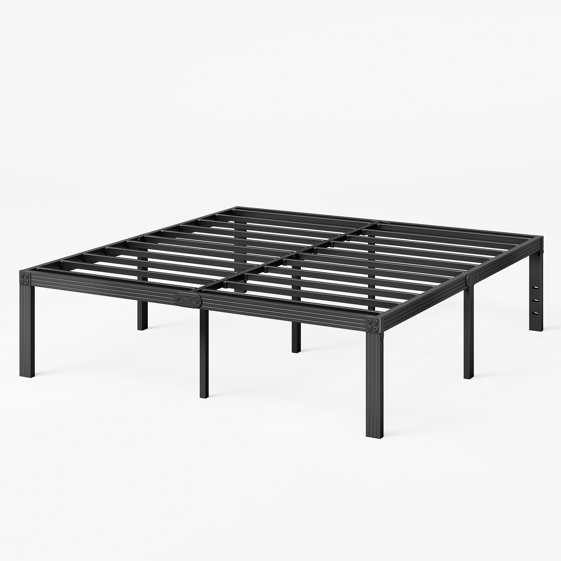 Alwyn Home Heavy Duty Noiseless 14'' Metal Platform Bed Frame, No ...