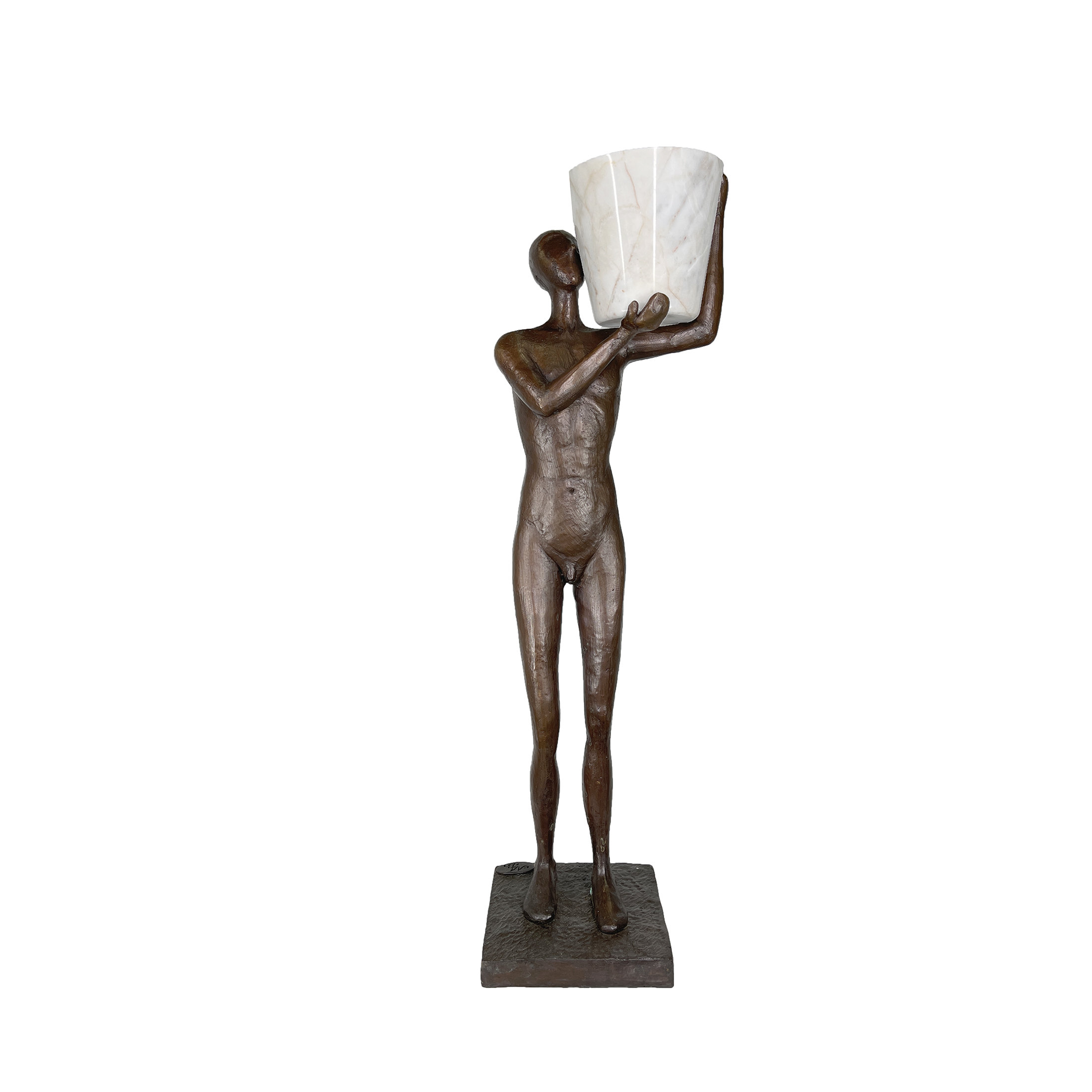Metropolitan Galleries Man Carrying Pot Statue - Wayfair Canada