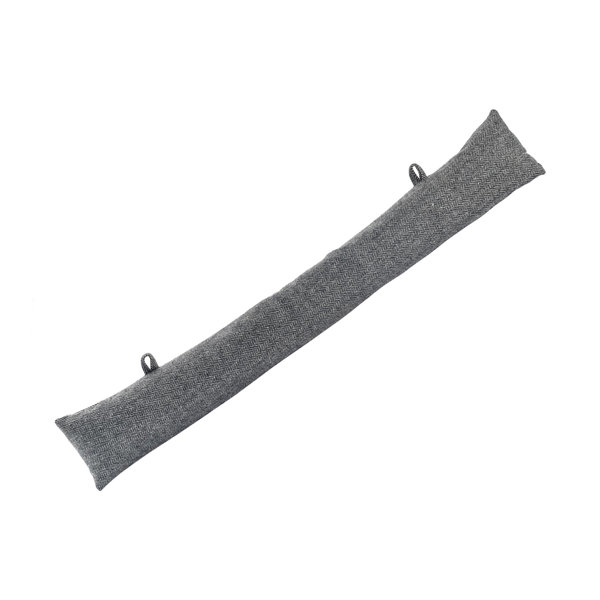 Nicola Spring - Herringbone Draught Excluder - 78.5cm - Grey & Reviews ...