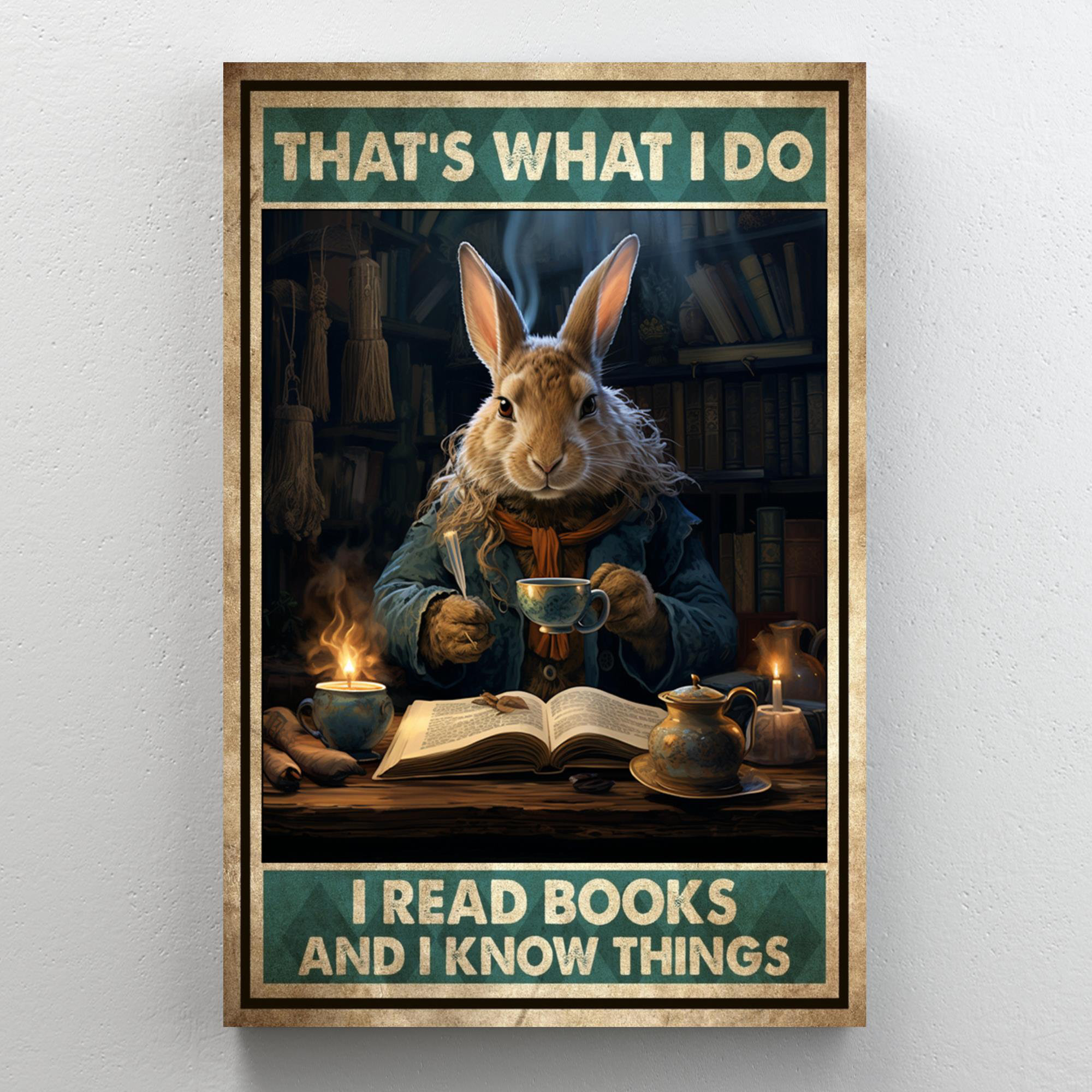 Trinx Marinka Rabbit I Read Books | Wayfair
