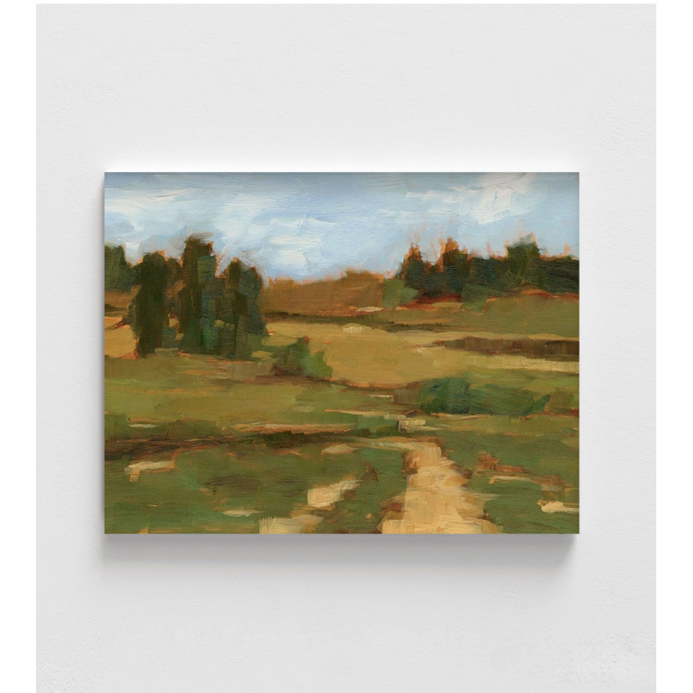 Lark Manor™ Ochre Valley I By Ethan Harper, Earth Tone Landscape ...