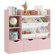 Latitude Run® Bookcase with toys Organizer, 3 Removable Drawers ...