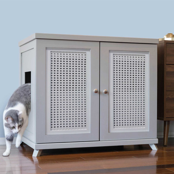 The Refined Feline The Refined Litter Box - Wood Cat Litter Box ...