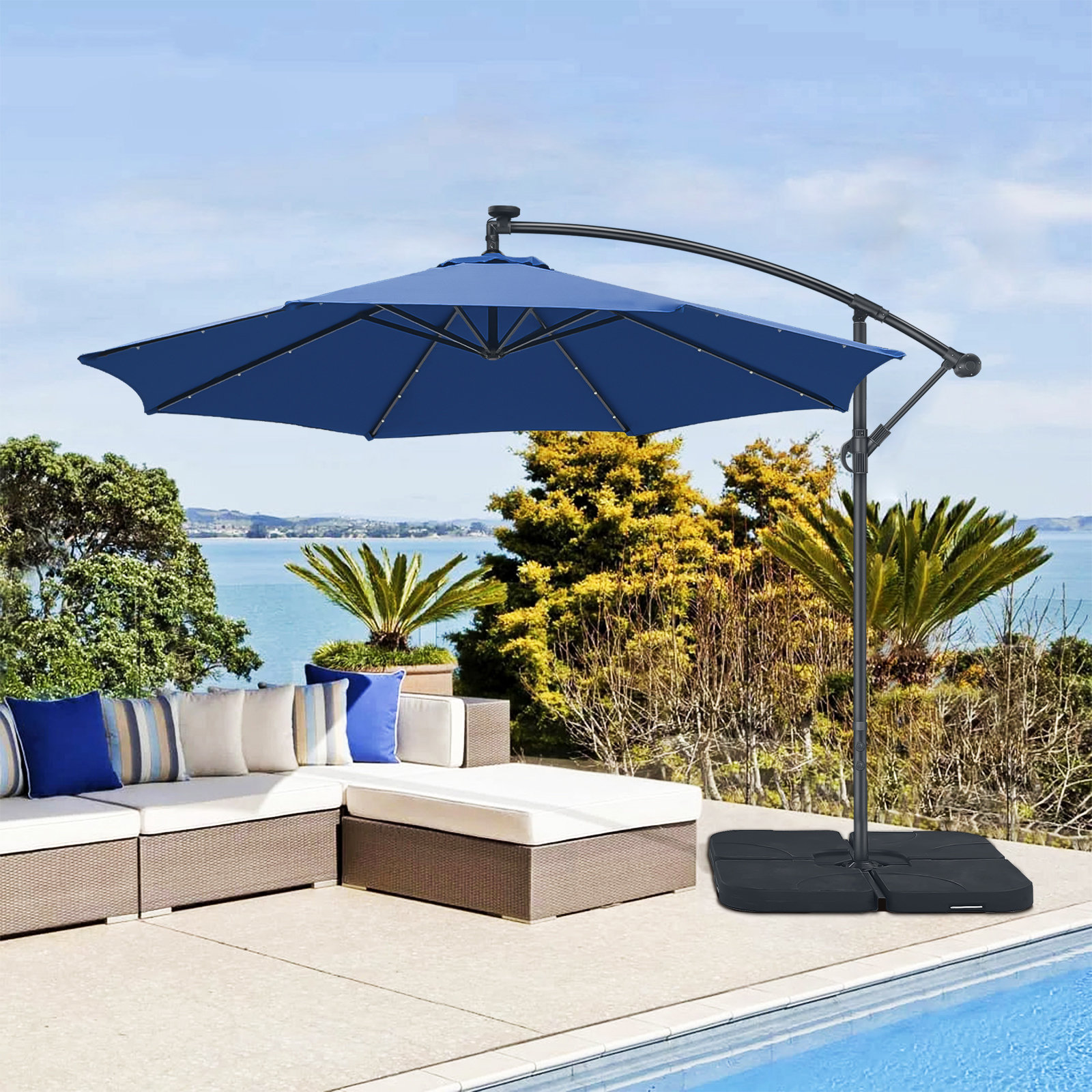 Arlmont & Co. 18,74 Base de parasol - Wayfair Canada