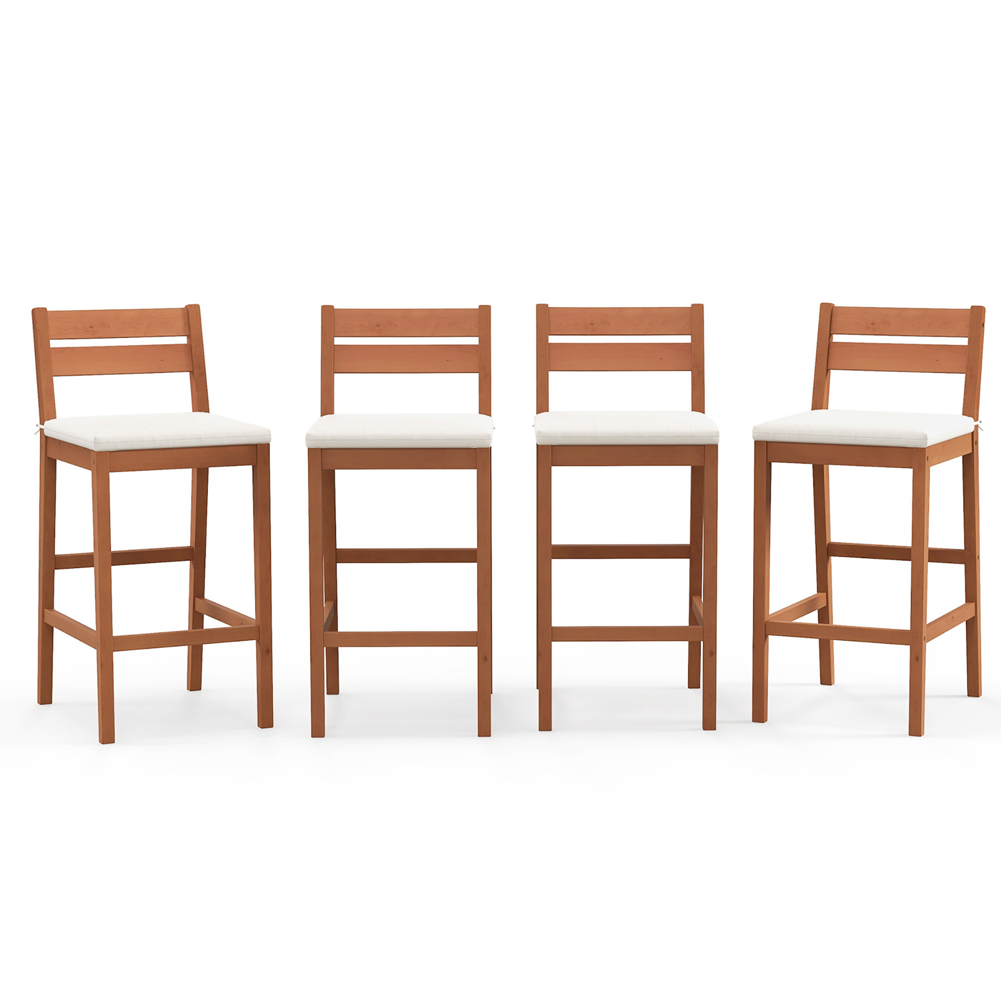 Red Barrel Studio® Minelly 29.5" Patio Bar Stool with Cushion | Wayfair
