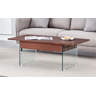 Ebern Designs Multifunctional Lift Top Coffee Table with Dark Wood ...