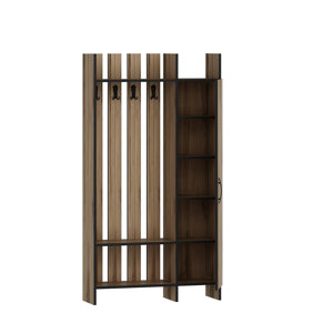 Bless international Hall Tree 36.7'' Wide with Shoe Storage | Wayfair