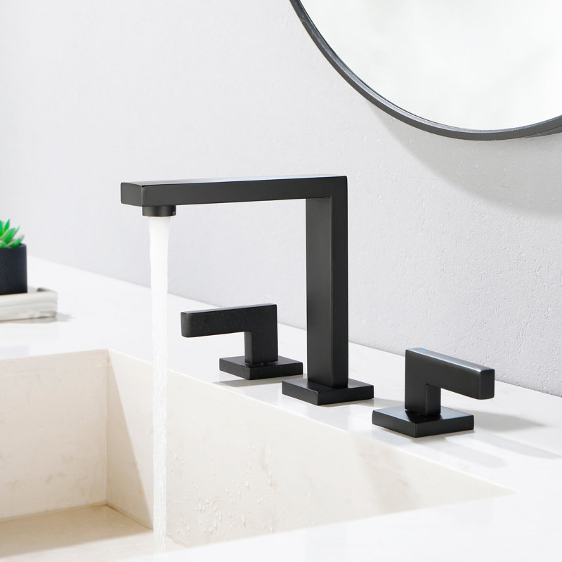 SHAMANDA Widespread Faucet 2-handle Bathroom Faucet | Wayfair