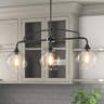 Breakwater Bay Laurentis 3 - Light Matte Black Kitchen Island Pendant ...
