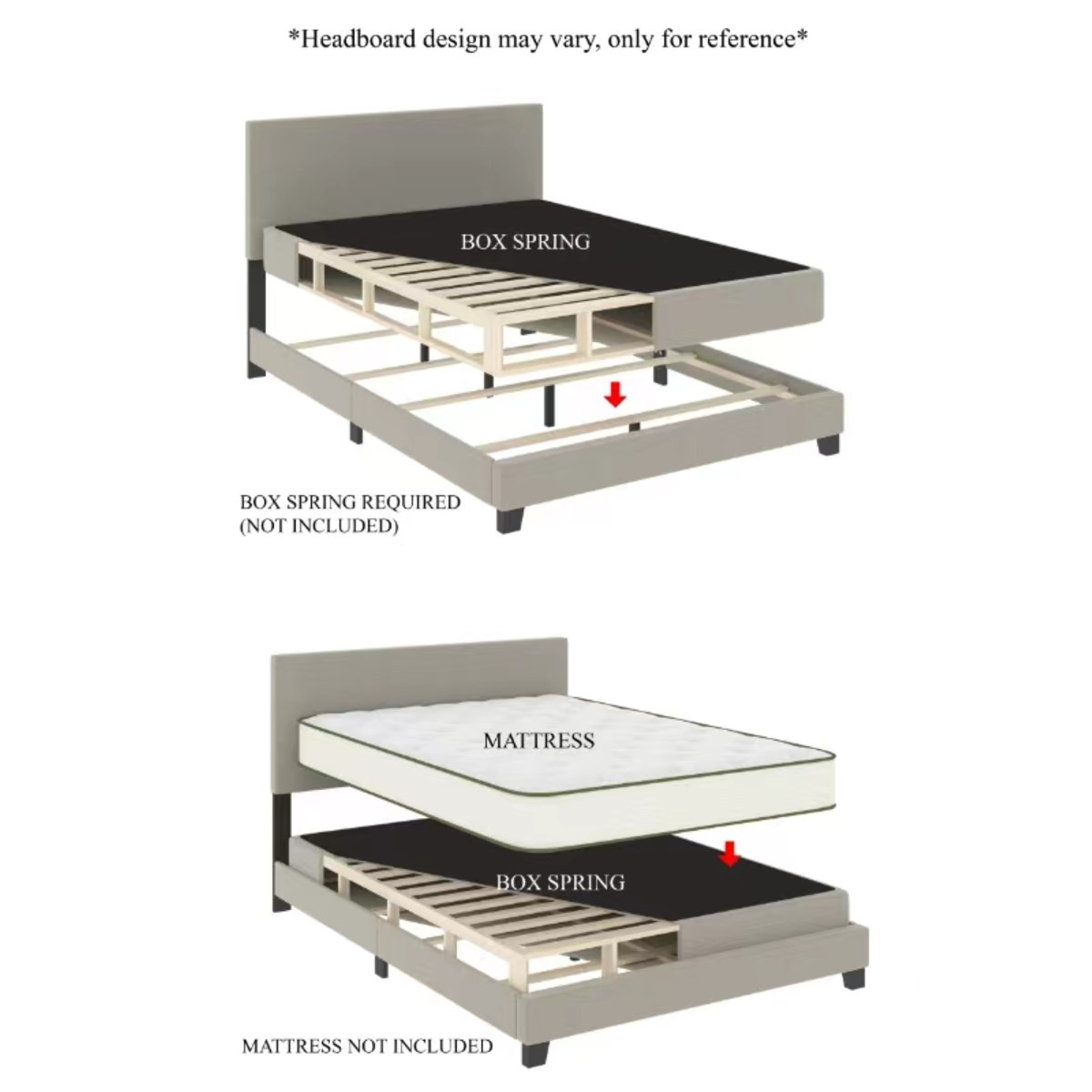 Ebern Designs Torrin 3 Pieces Bedroom Set In Grey & Reviews - Wayfair ...