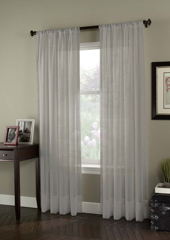 Charlton Home Curtainworks Soho Voile Pole Top & Reviews - Wayfair Canada