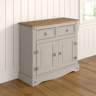 Three Posts Whiffletree 2 Drawer, 2 door Pine Sideboard, Grey and Ant ...