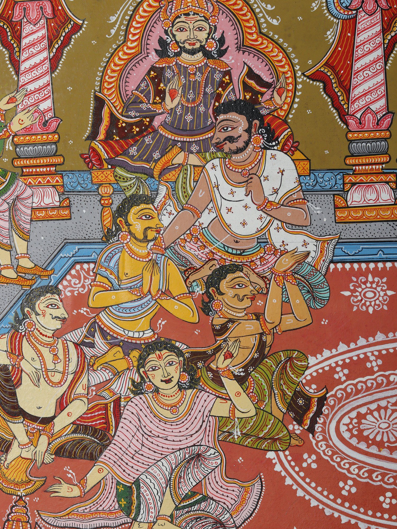 Exotic India Lord Krishna Saves His Bhakta Draupadi In The Mahabharata ...