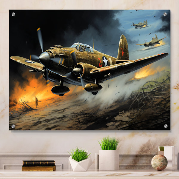 Williston Forge Old Military Plane During WWII II - Military Acrylic ...