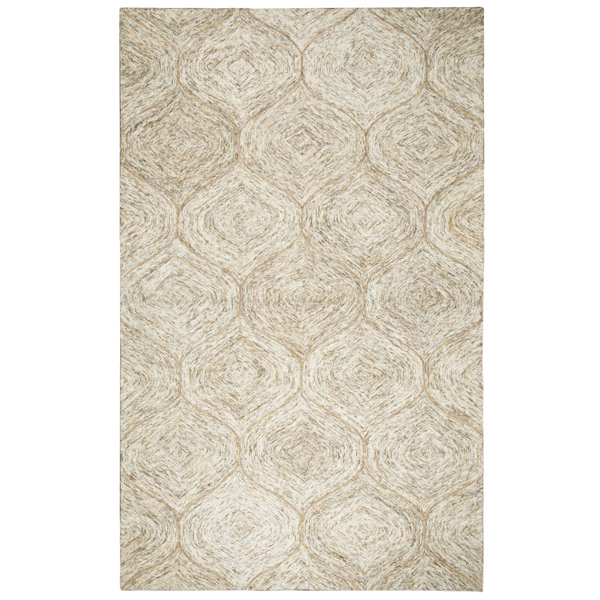 Langley Street Gaige Wool Brown Rug & Reviews | Wayfair