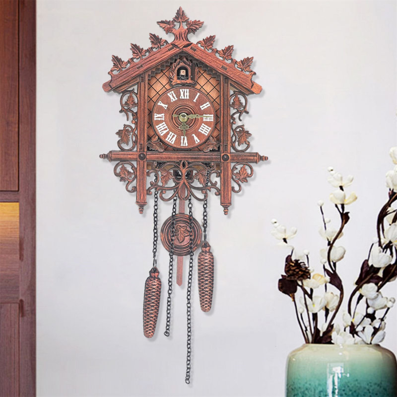 Bloomsbury Market Bryan Cuckoo Wall Clock Swing Wall Clock Pendulum ...