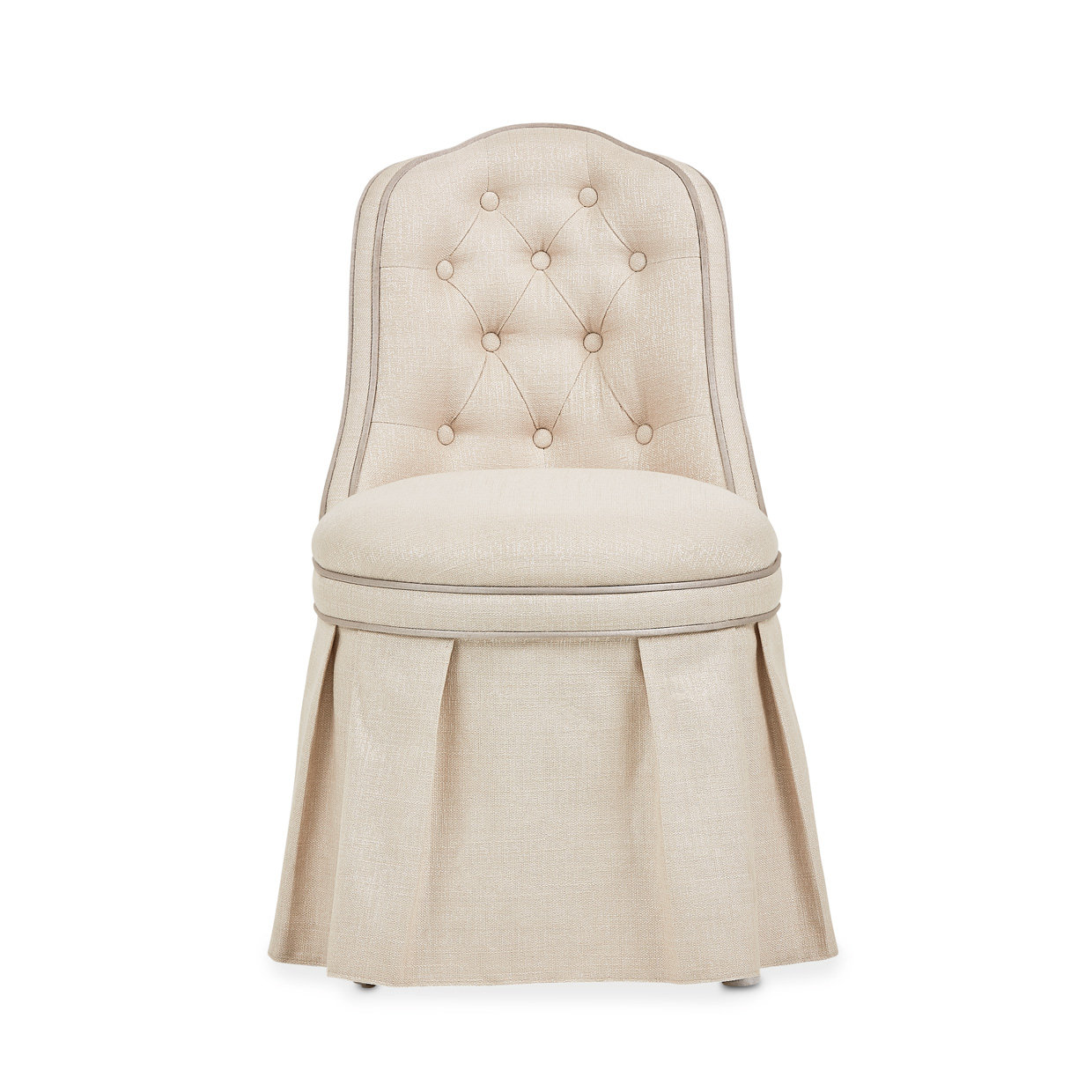 Michael Amini Villa Cherie Tufted Vanity Chair - Wayfair Canada