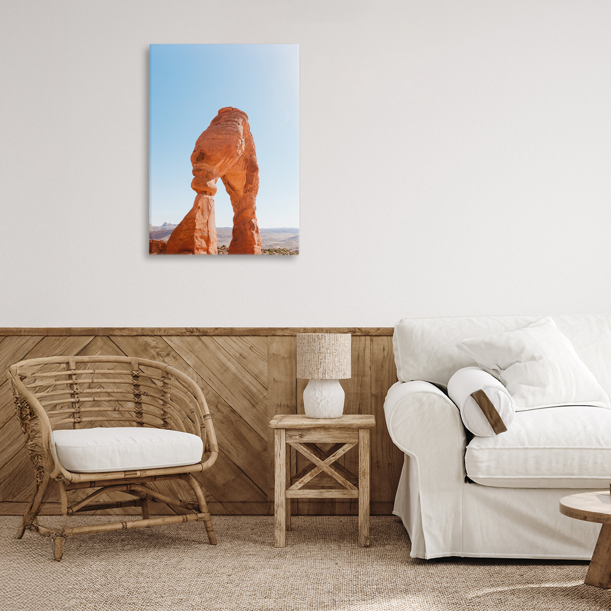 Wildon Home® Natural Desert Archway Canvas, design by Jade Sharp Photo ...