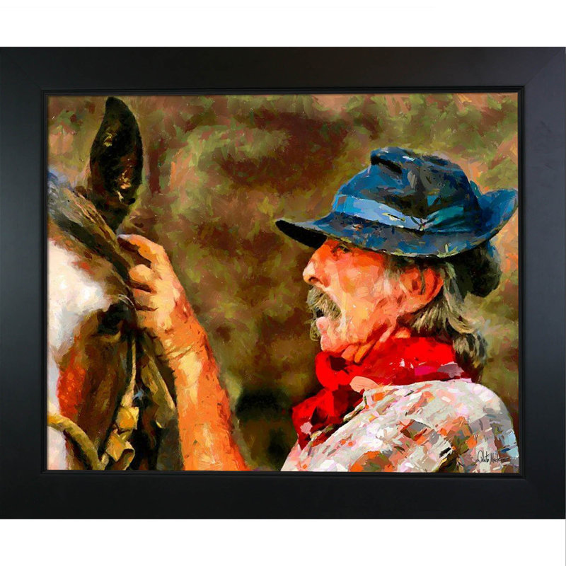 Canora Grey The Cowboy Framed On Canvas by Celito Medeiros Painting ...