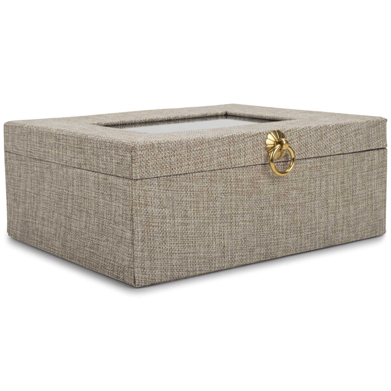 Charlton Home® Dionnie Fabric Memory Box | Wayfair