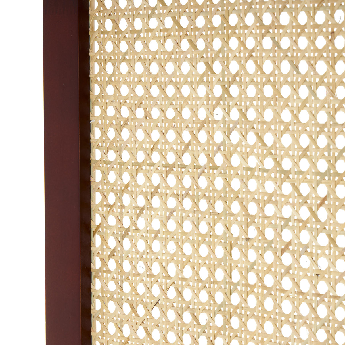 Bay Isle Home™ Wood Arched 3 Panel Partition Dark Brown Divider Screen ...