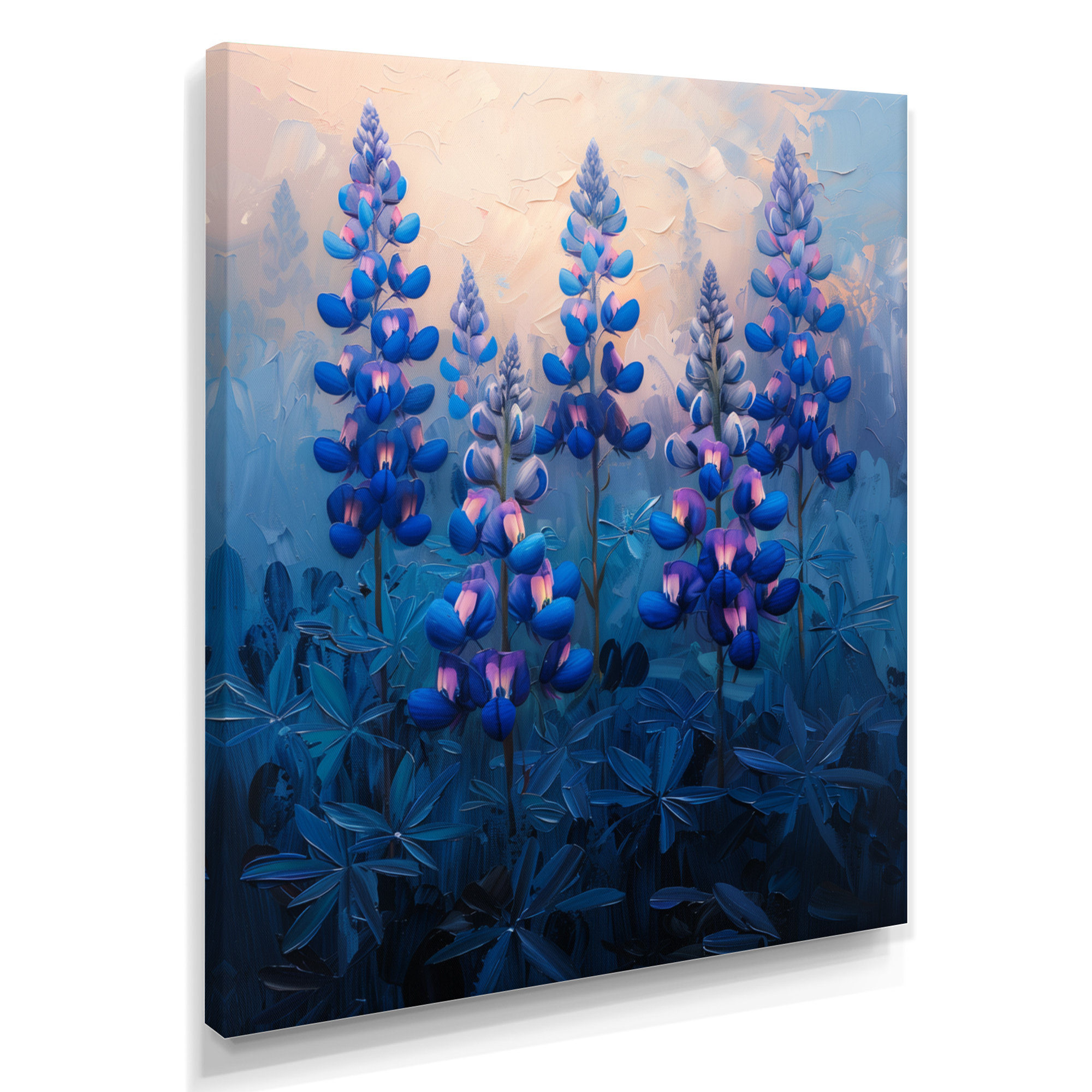 Lark Manor™ Sunrise Splendor Blue Bonnets - Blue Bonnets Wall Art Print ...