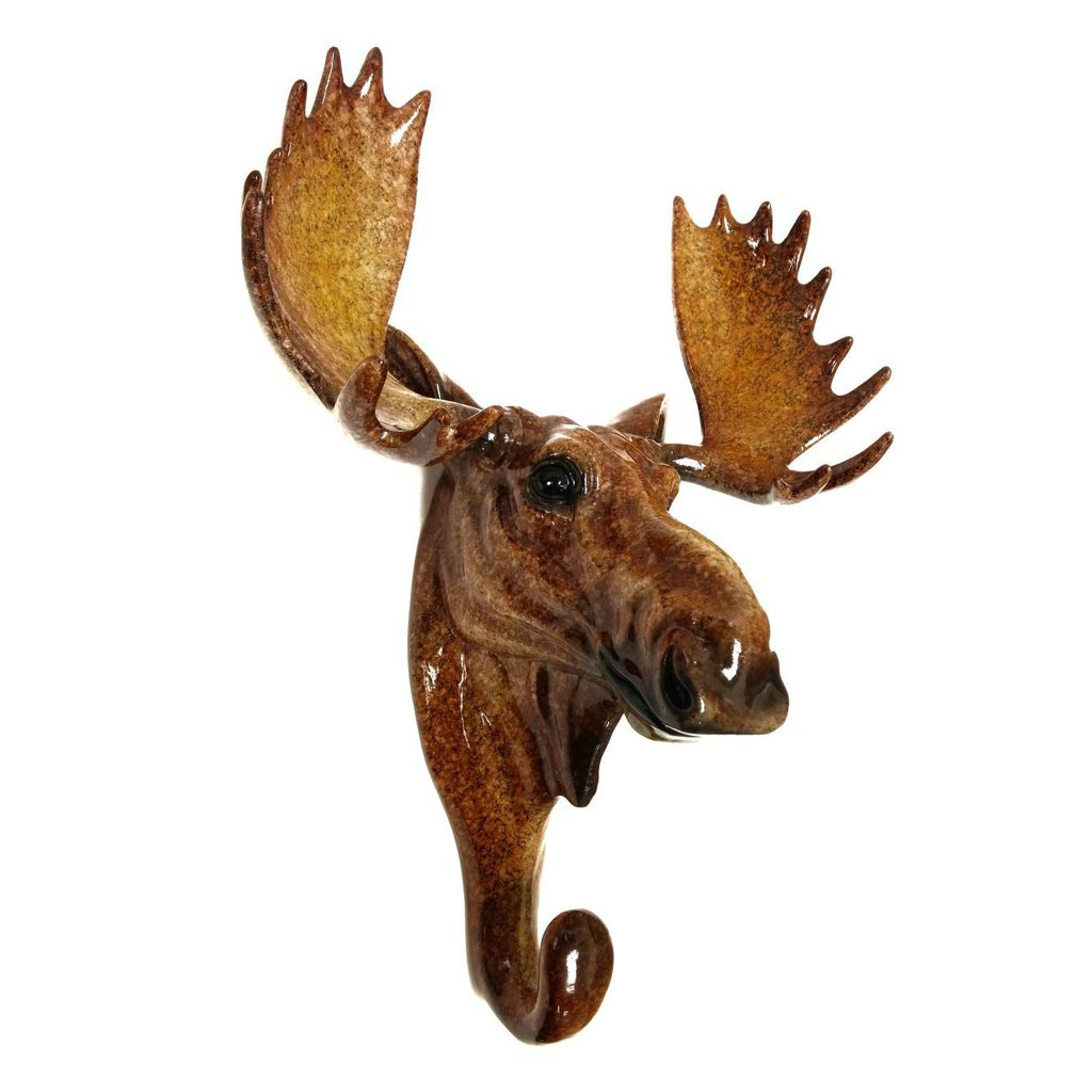 Millwood Pines Moose Hanger Wall Décor | Wayfair
