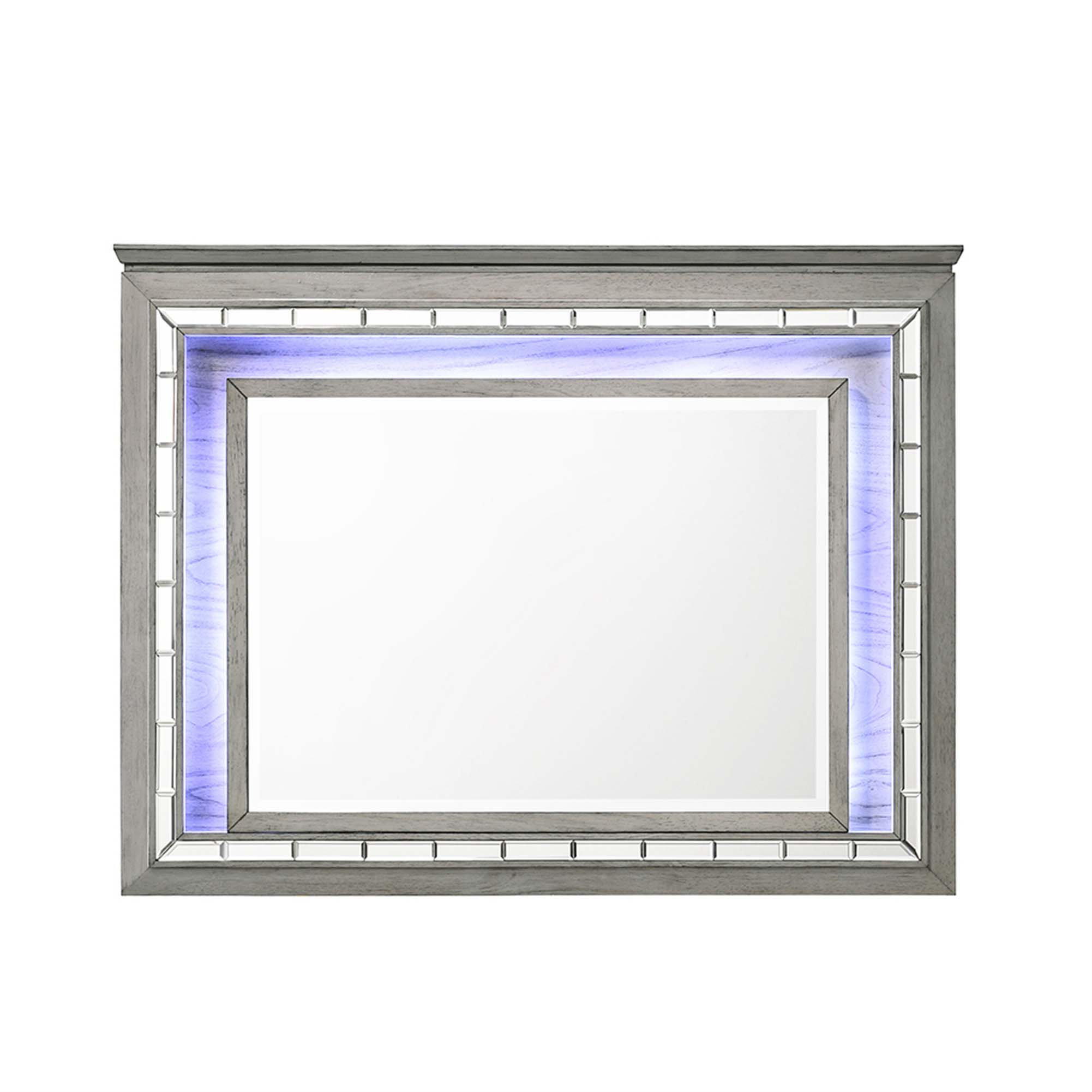 Rosdorf Park Charters Towers Beveled Lighted Magnifying Dresser Mirror ...