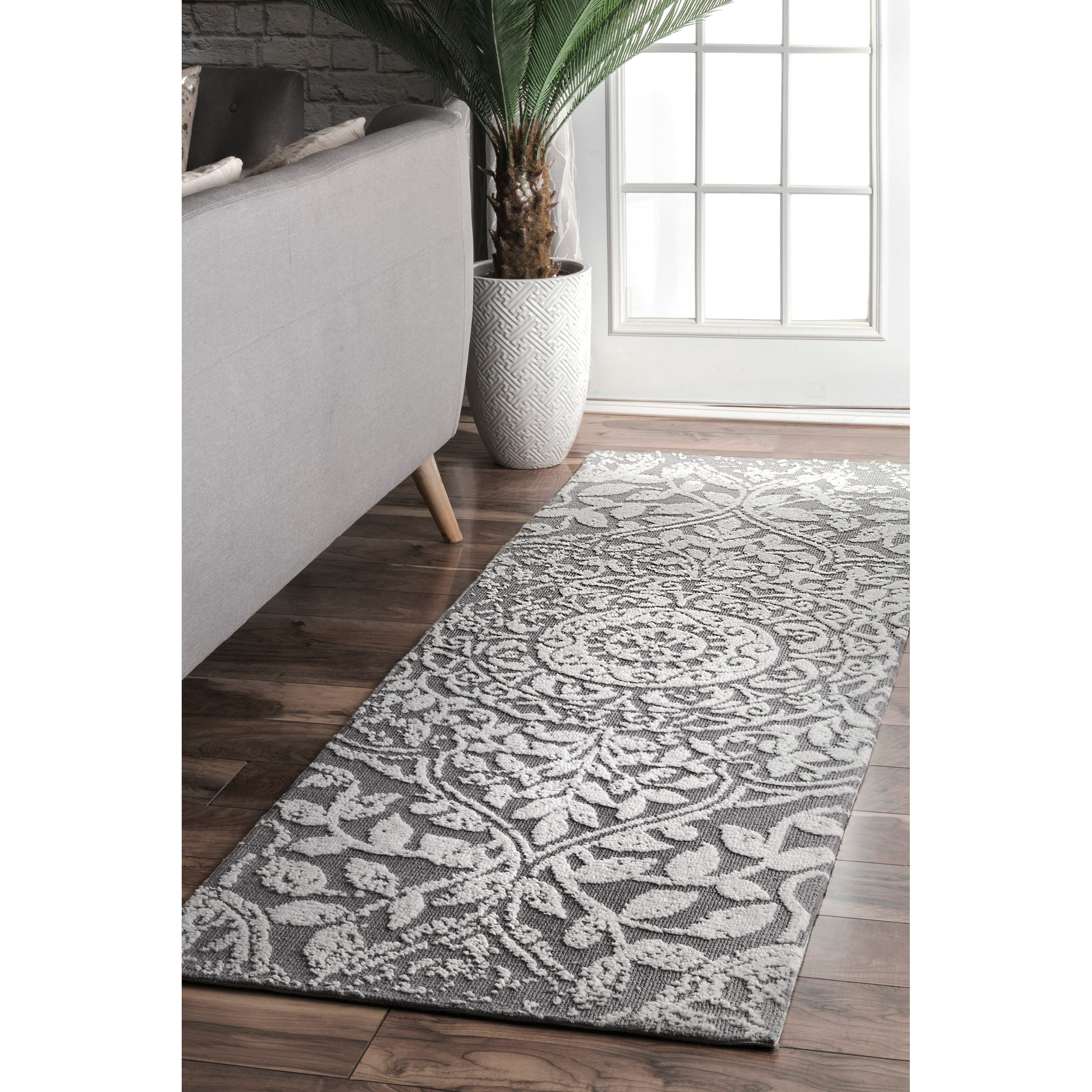 Ophelia & Co. Aldora Gray Area Rug & Reviews | Wayfair