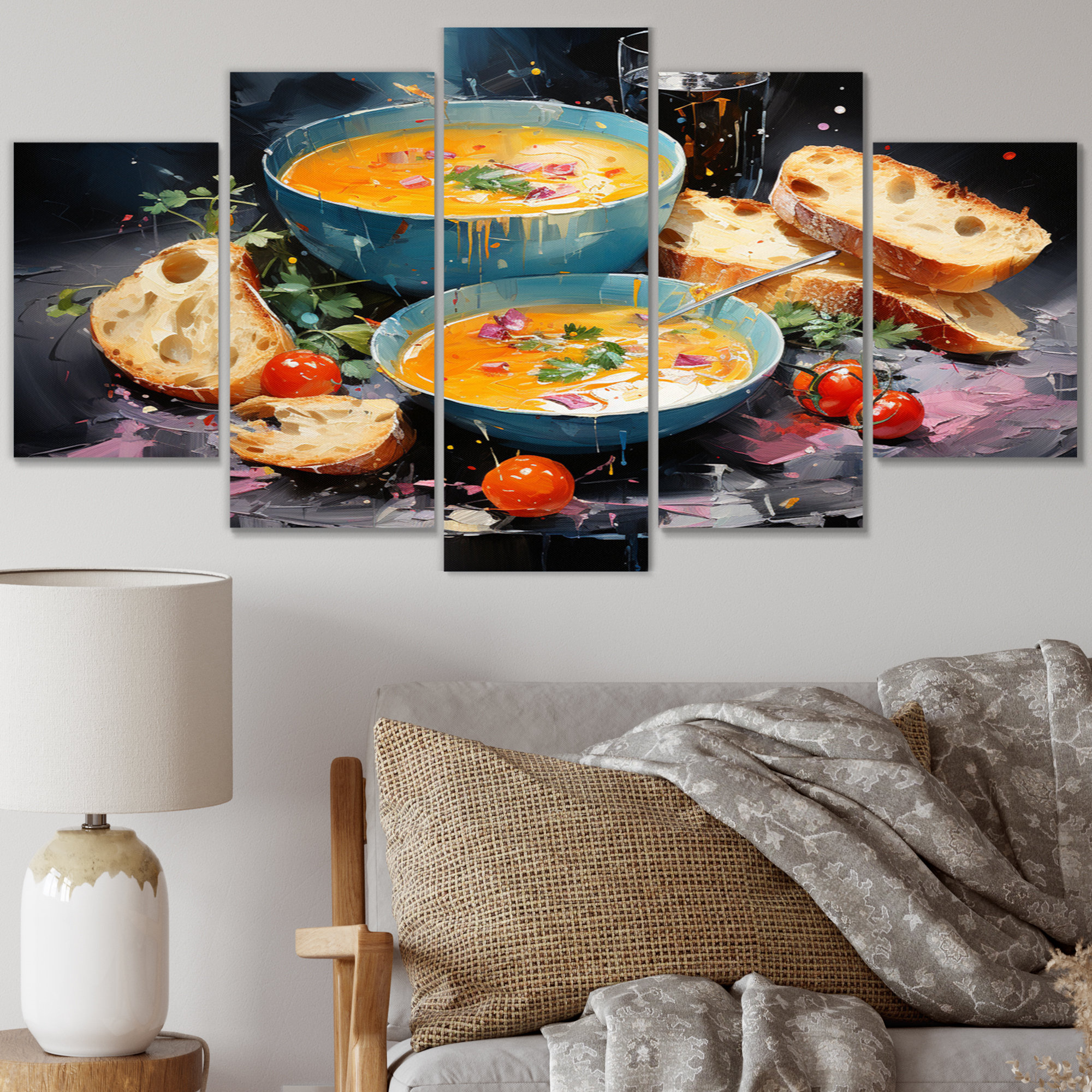 Lark Manor™ Soup Cooking Representation I - Food & Beverage Wall Art ...