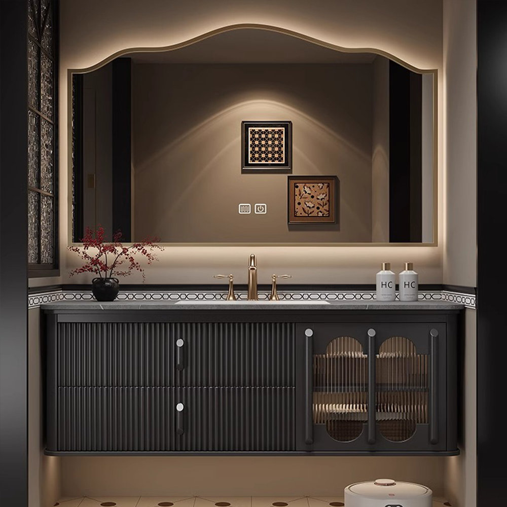 Rebrilliant Modern American-style bathroom cabinet | Wayfair